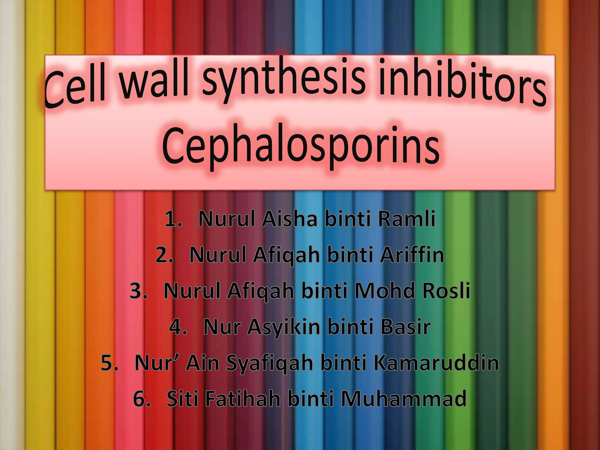 Cephalosporins Pptx
