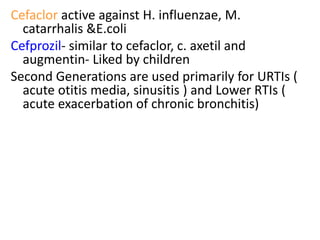 Cephalosporins | PPTX