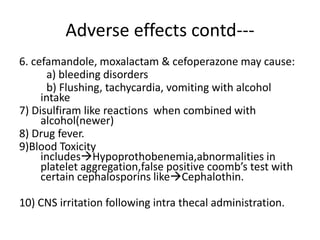 Cephalosporins | PPTX