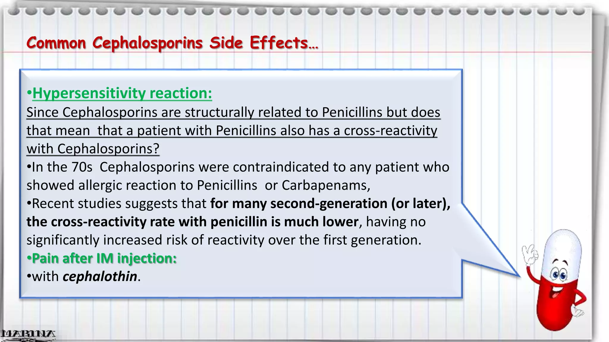 Cephalosporins | PPTX