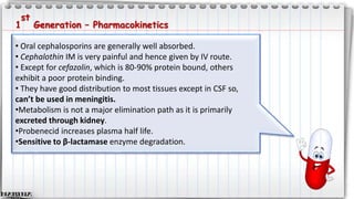 Cephalosporins | PPTX