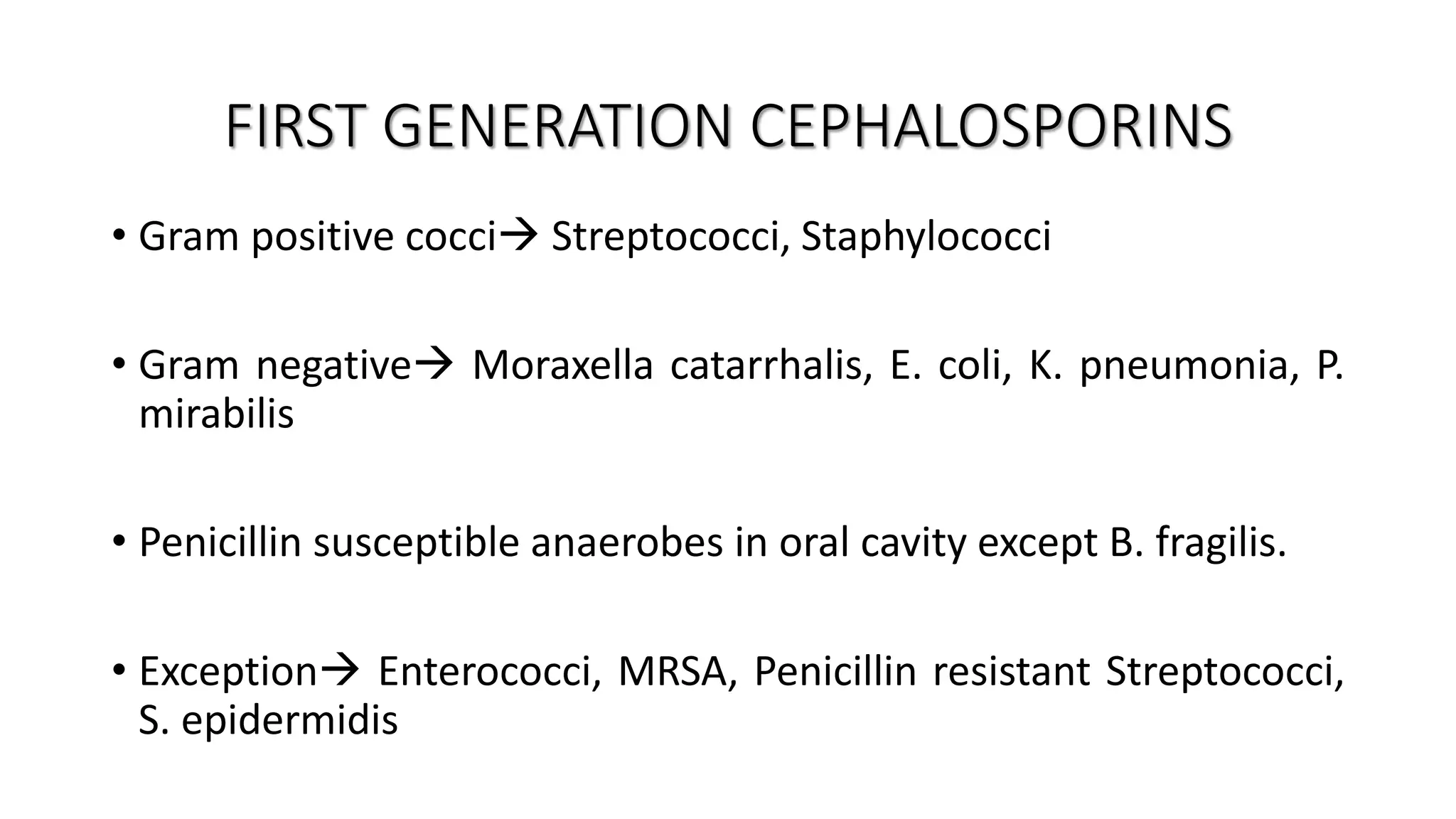 Cephalosporins | PPTX