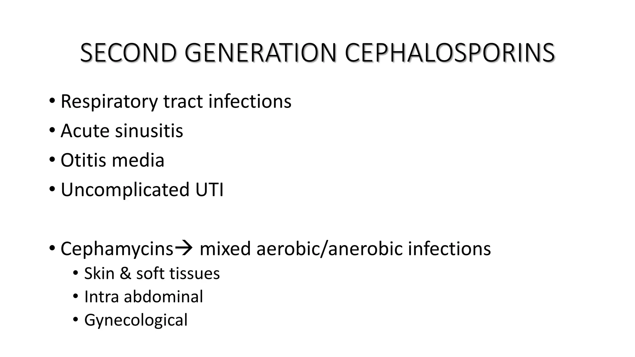 Cephalosporins | PPTX