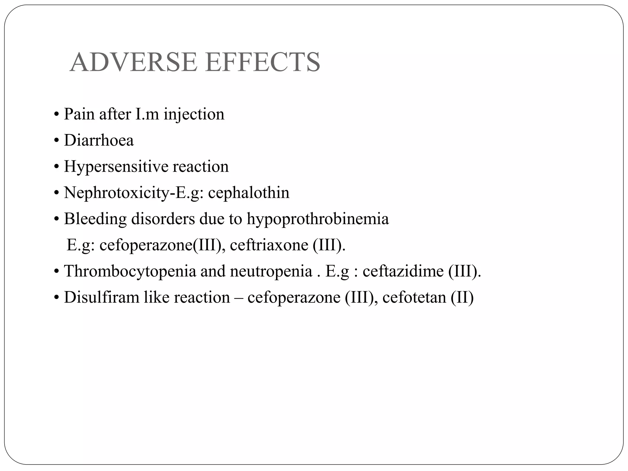 Cephalosporins | PPTX