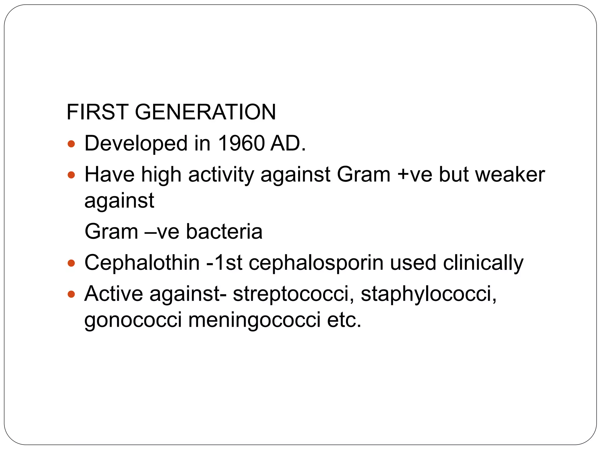 Cephalosporins | PPTX