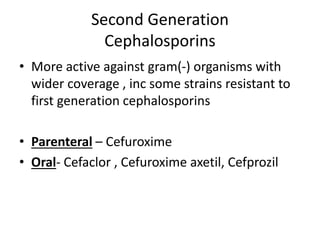 Cephalosporins | PPT