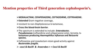 Cephalosporins | PPTX