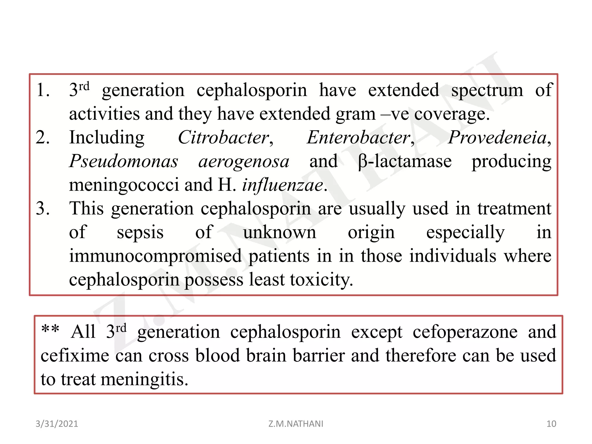 Cephalosporins | PPTX