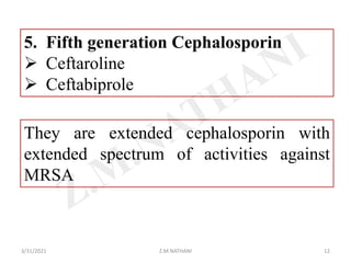 Cephalosporins | PPT