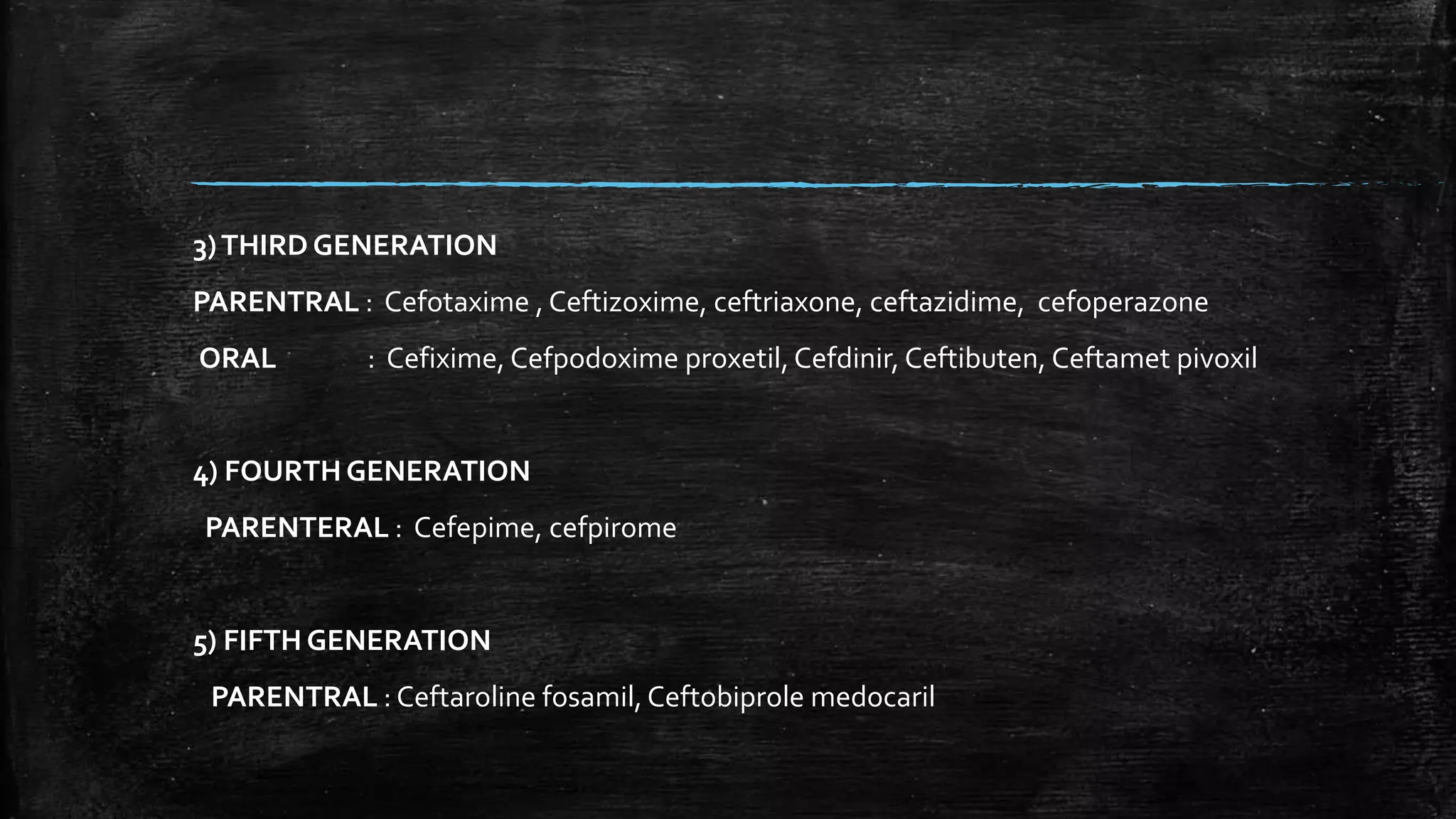 Cephalosporins | PPTX