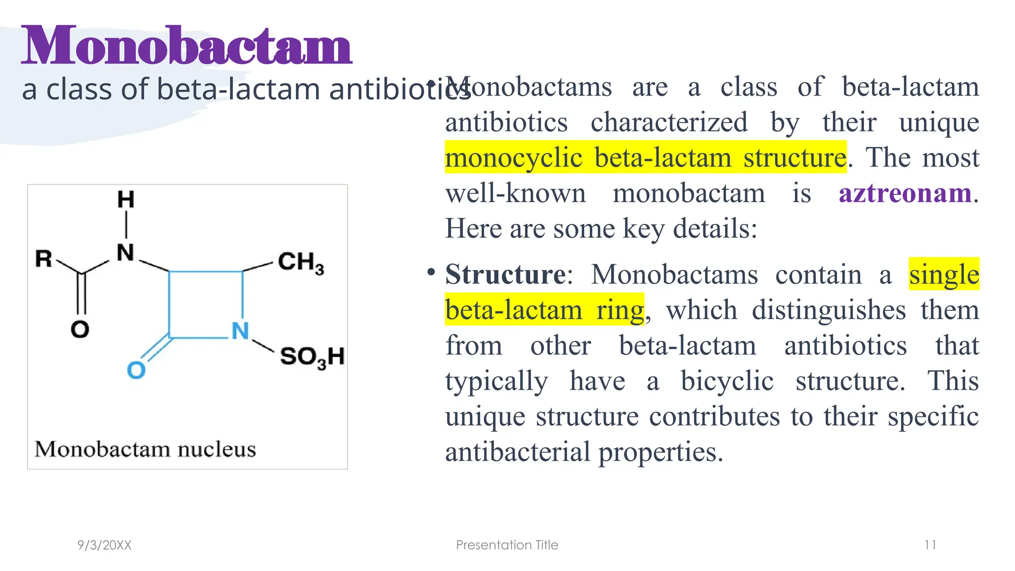 Cephalosporins a Class of Beta Lactam Antibiotics and Monobactam ...