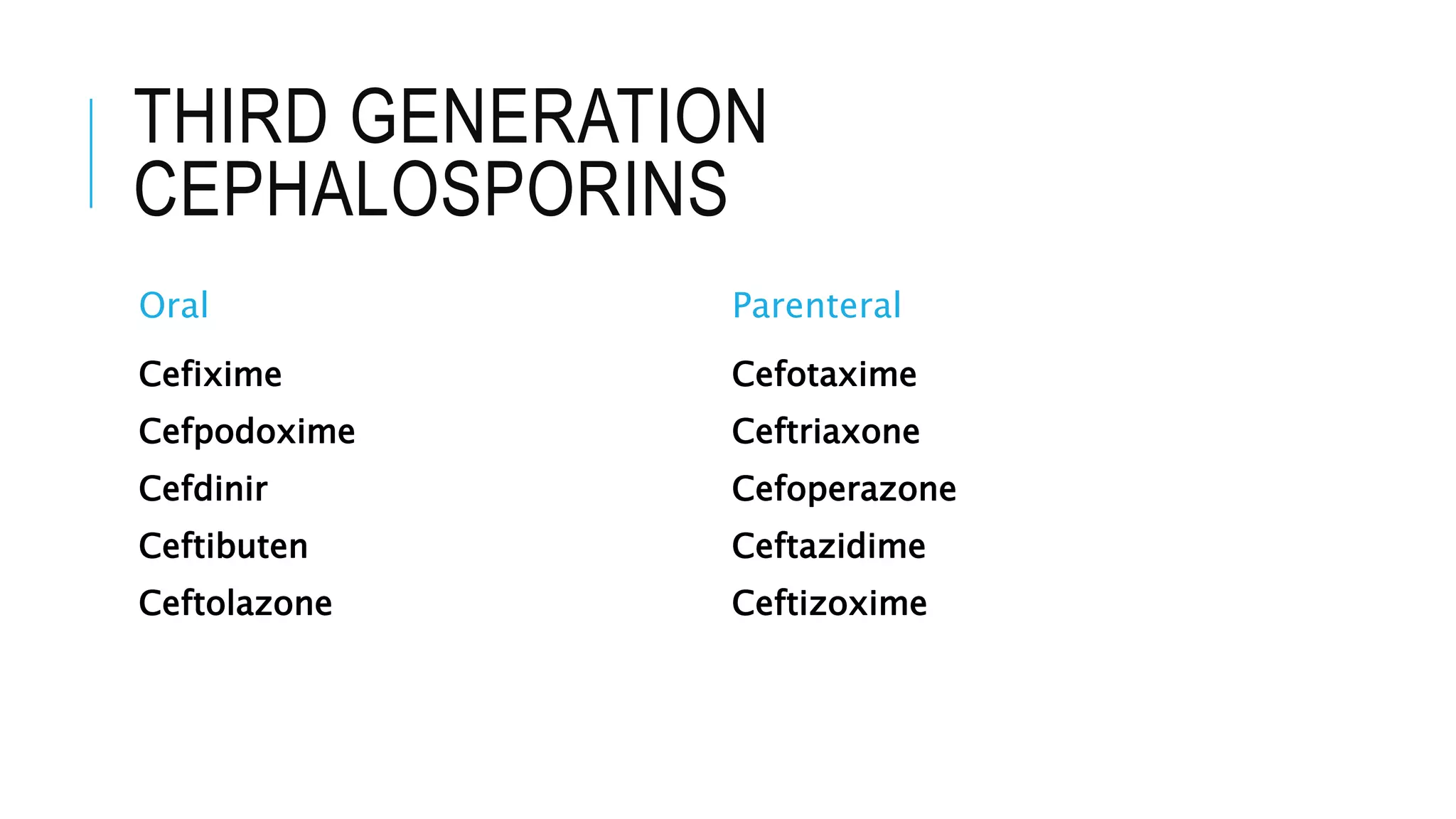 Cephalosporins | PPTX