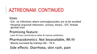 Cephalosporins | PPTX