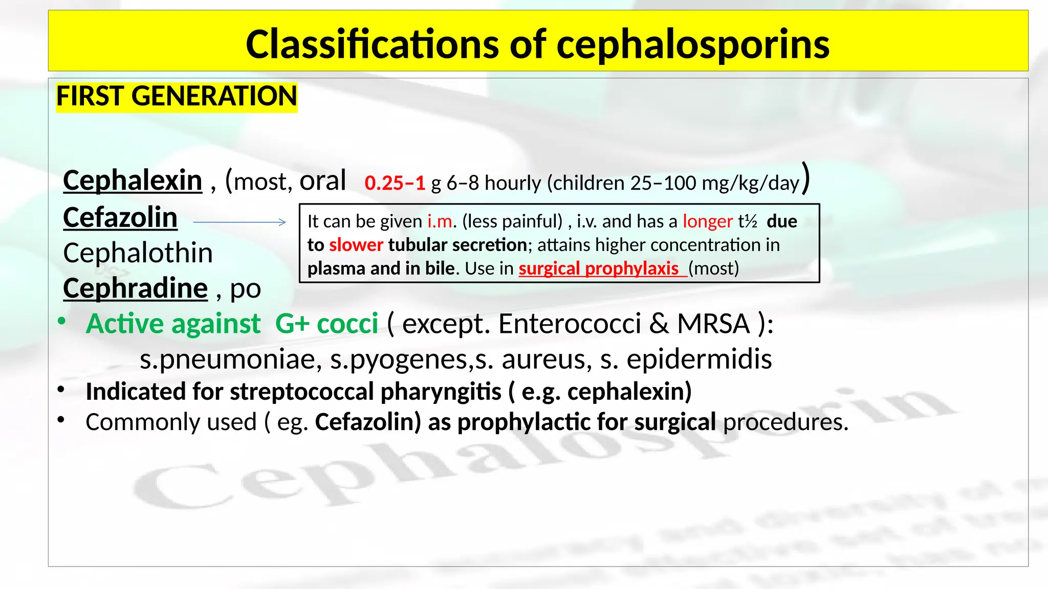 cephalosporins and other B lactam antibiotics .pptx
