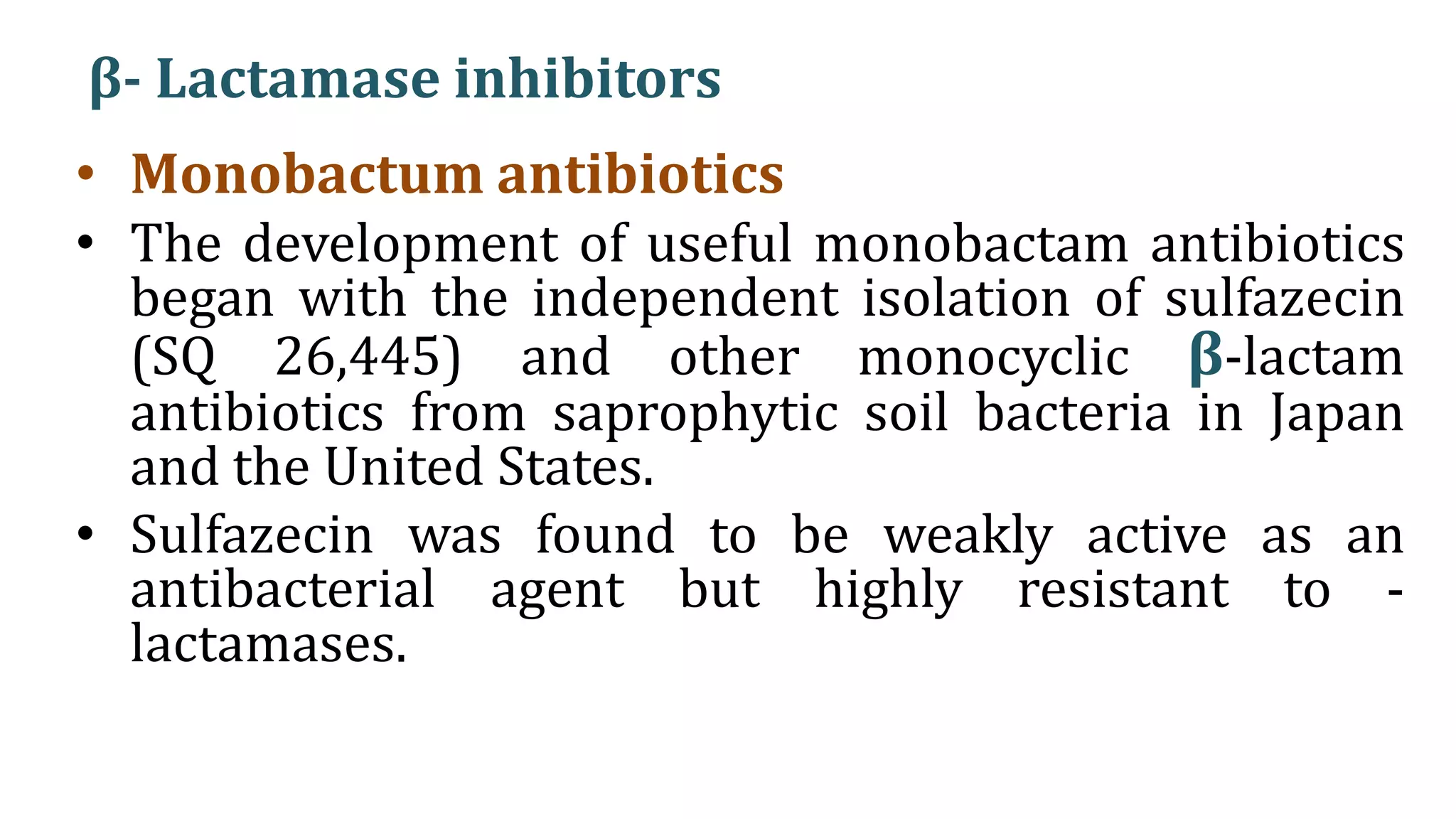 cephalosporins β-lactam antibiotics | PDF