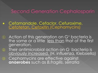 Cephalosporins : Dr Rahul Kunkulol's Power point Presentations | PPTX
