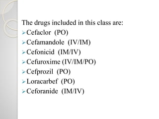 Cephalosporins & other β lactam antibiotics & cell wall destructors | PPTX