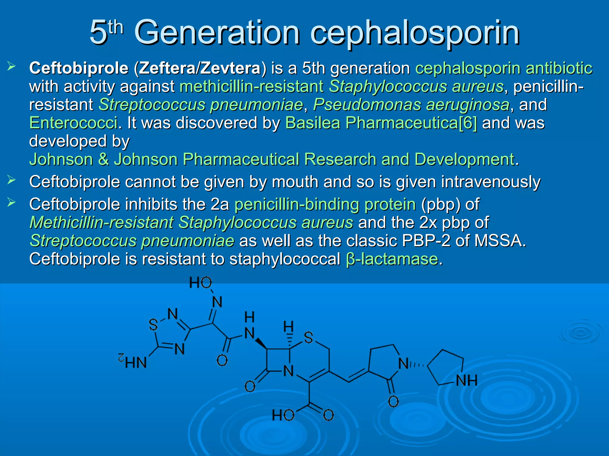 Cephalosporins- History,Classification,Sar,Synthesis,Mechanism of ...