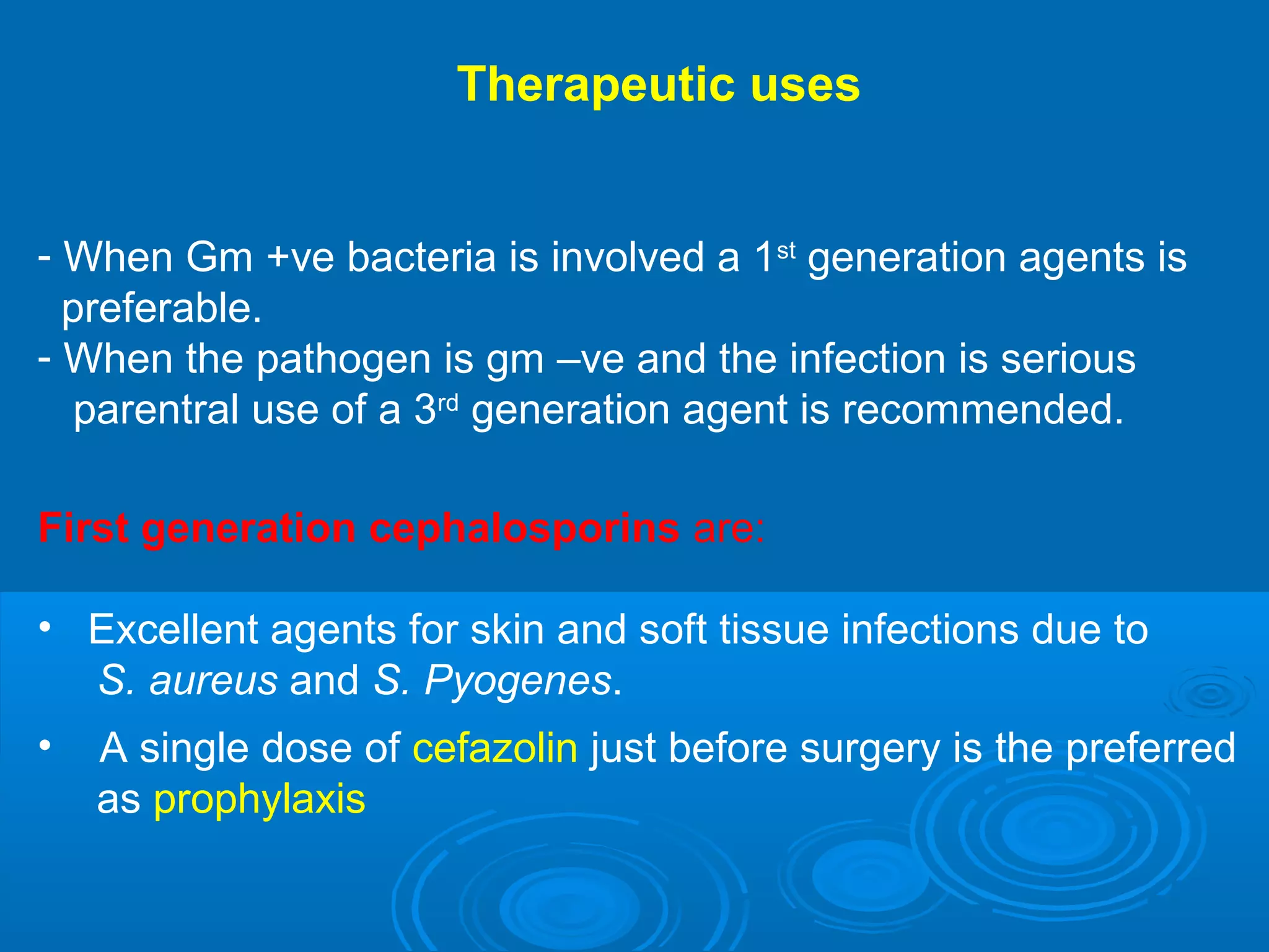 Cephalosporins- History,Classification,Sar,Synthesis,Mechanism of ...