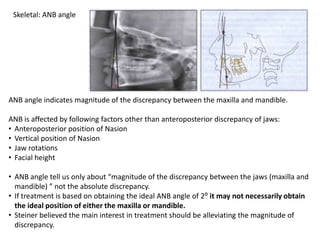 Cephalometric analysis | PPTX