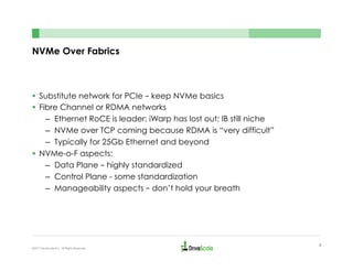NVMe over Fabrics and Composable Infrastructure - What Do They Mean for ...