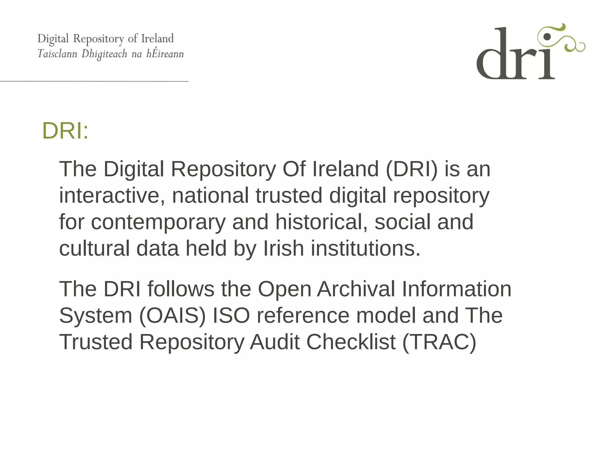 Peter Tiernan - Ceph at the Digital Repository of Ireland | PDF