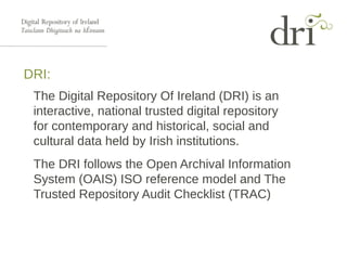 Peter Tiernan - Ceph at the Digital Repository of Ireland | PPT