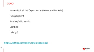 PubSub and Notifications in Ceph | PDF