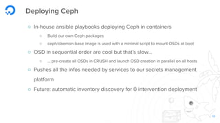 Ceph Tech Talk: Ceph at DigitalOcean | PDF | Operating Systems ...