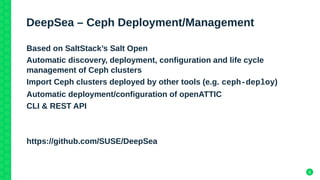Ceph management and monitoring with openATTIC 3.x | PPT