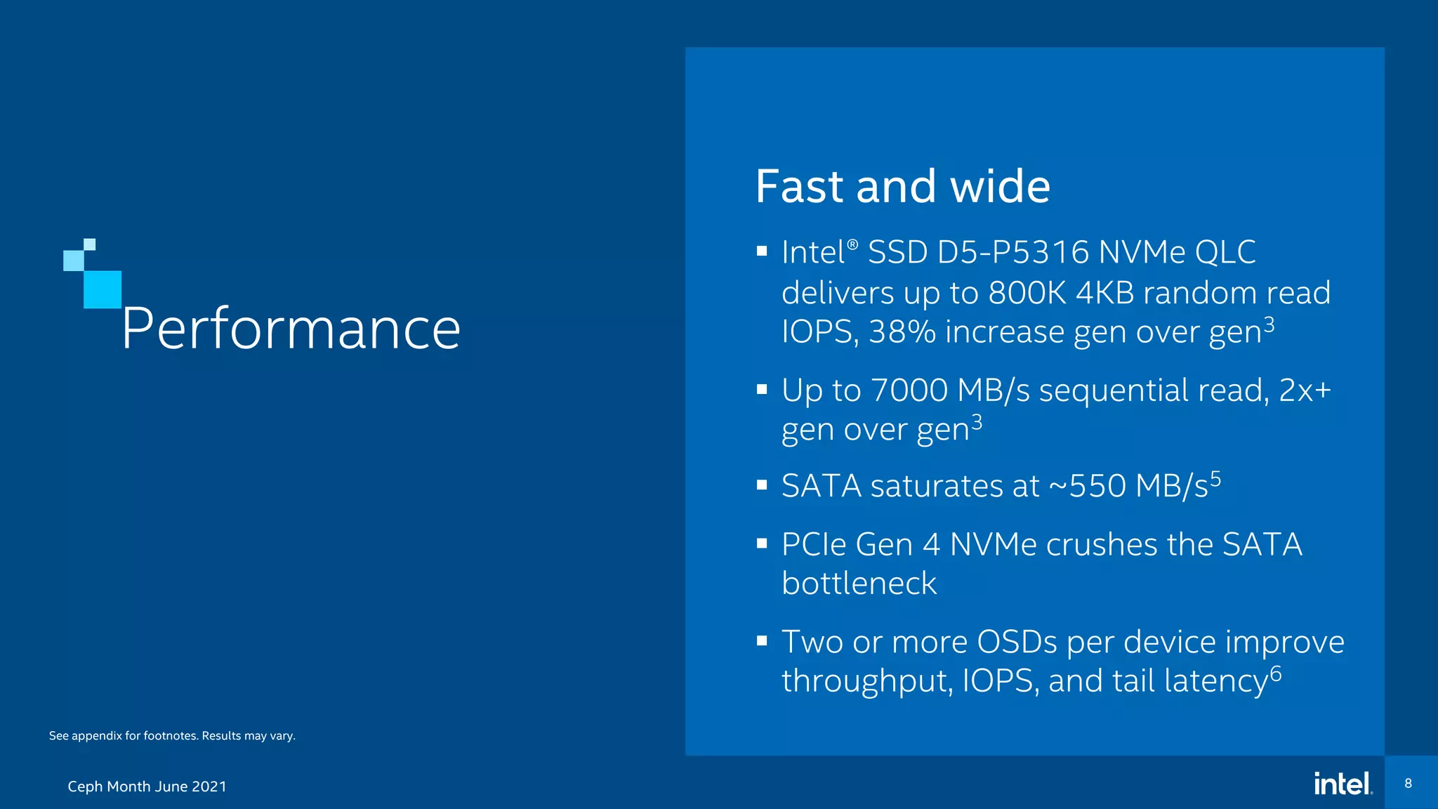 Intel QLC: Cost-effective Ceph on NVMe | PDF