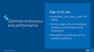Intel QLC: Cost-effective Ceph on NVMe | PDF