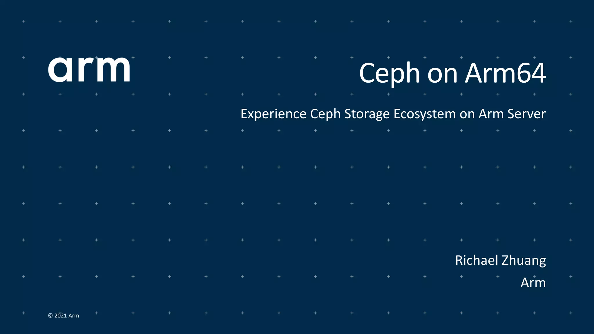 Ceph on arm64 upload | PDF