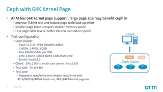 Ceph on arm64 upload | PPT