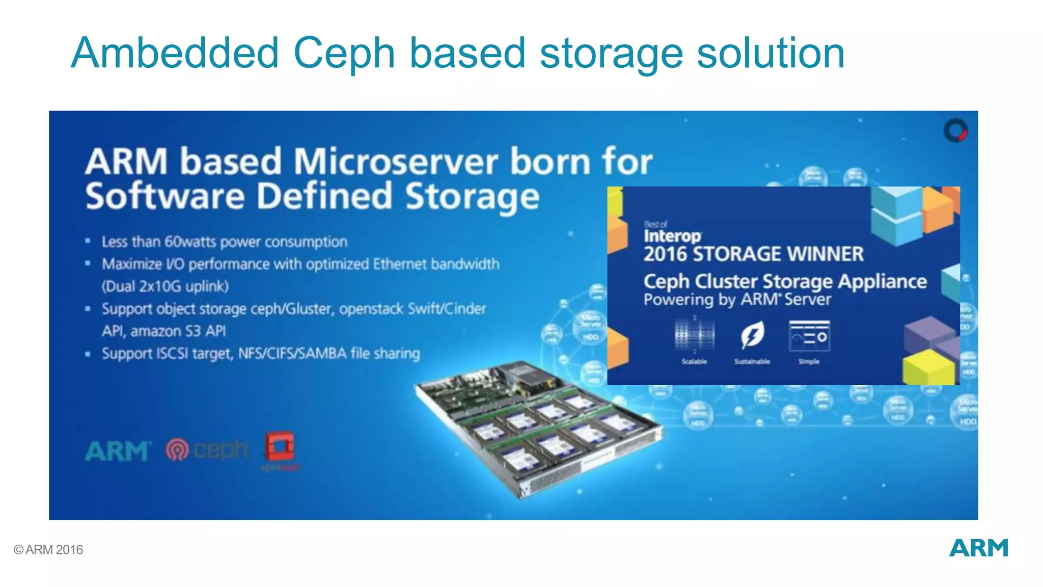 Ceph Day Seoul - Ceph on Arm Scaleable and Efficient | PPT