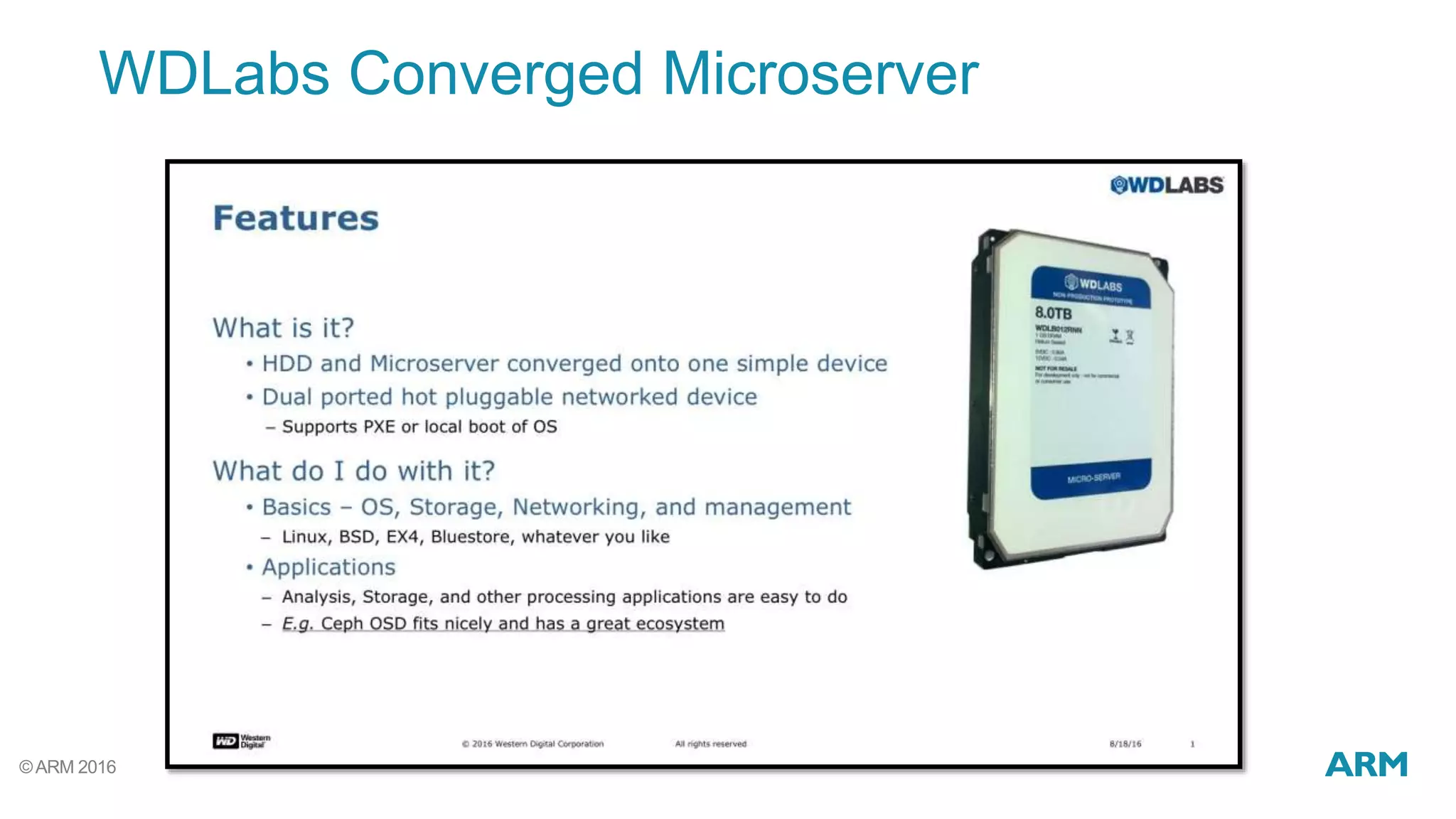 Ceph Day Seoul - Ceph on Arm Scaleable and Efficient | PPT