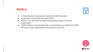 Ceph storage for ocp deploying and managing ceph on top of open shift container platform using ...