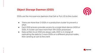Ceph storage for ocp deploying and managing ceph on top of open shift ...