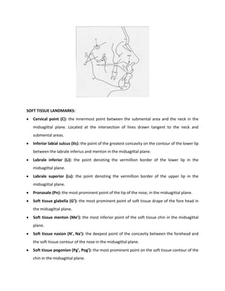 Cephalometrics | DOCX