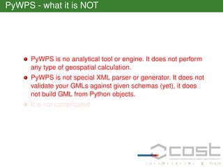 PyWPS at COST WPS Workshop | PPT