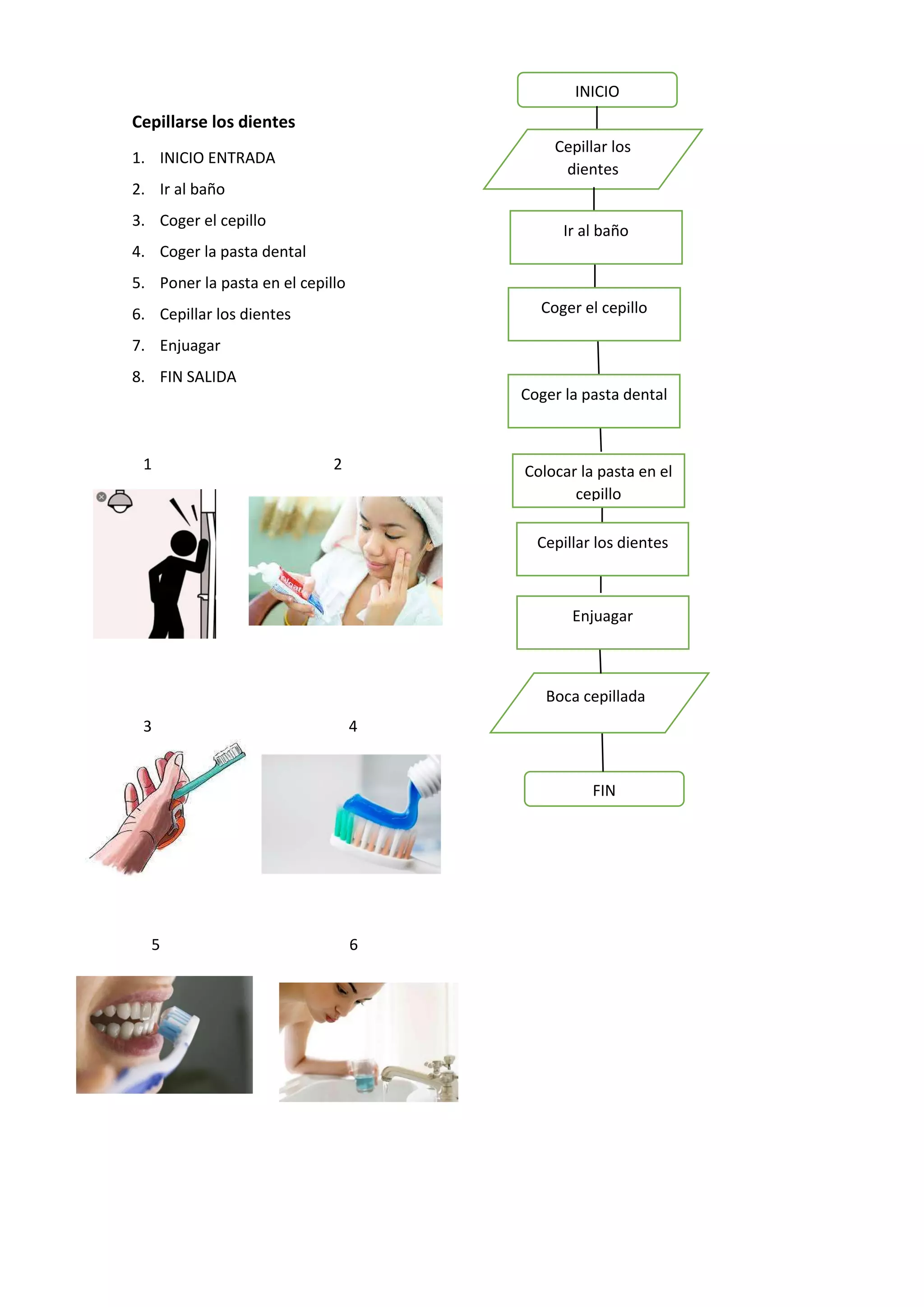 Actividad cepillarse los dientes | PDF