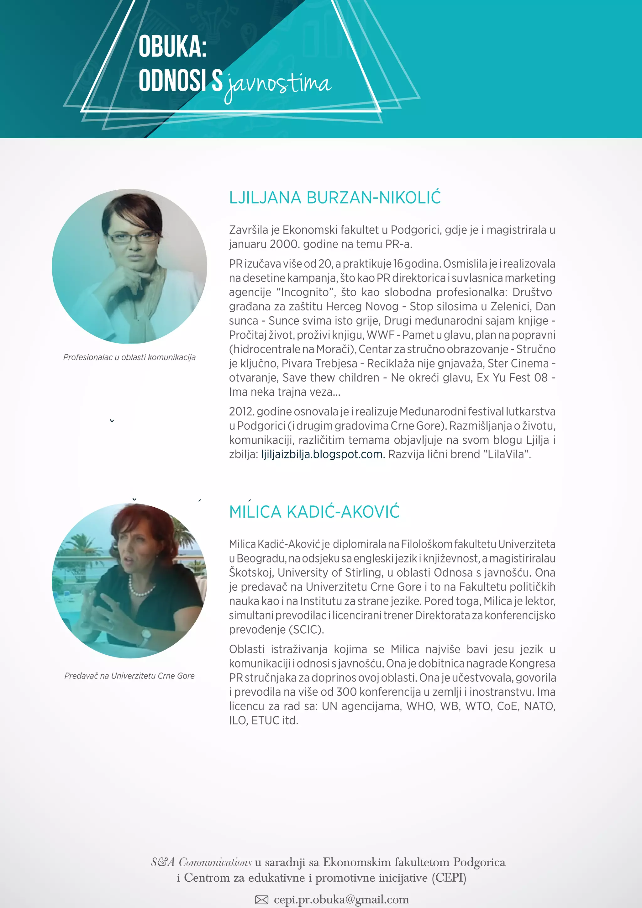 PETA generacija CEPI PR obuke | PDF