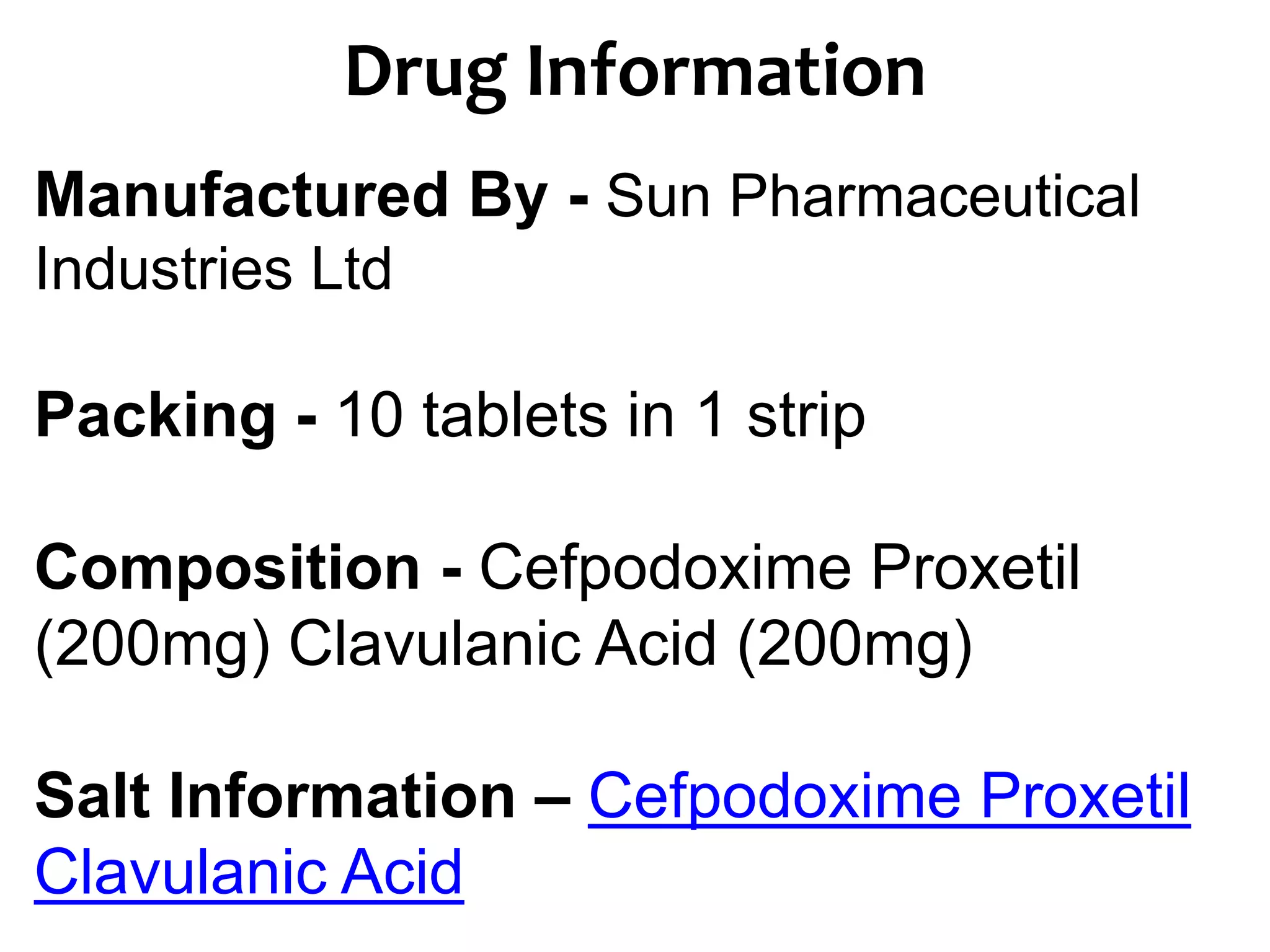 Cepodem xp 325 tablet | PPTX