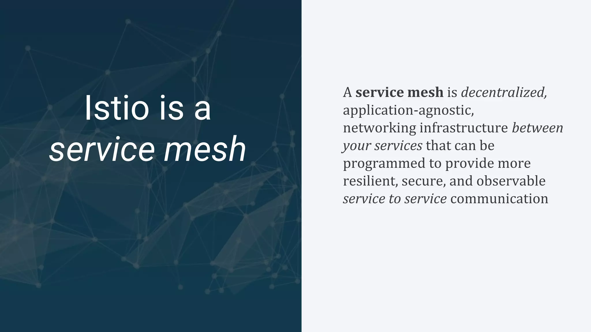 Intro Istio and what's new Istio 1.1 | PPT