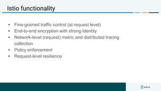 Intro Istio and what's new Istio 1.1 | PPTX