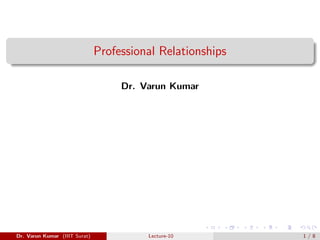 Professional Relationship | PDF