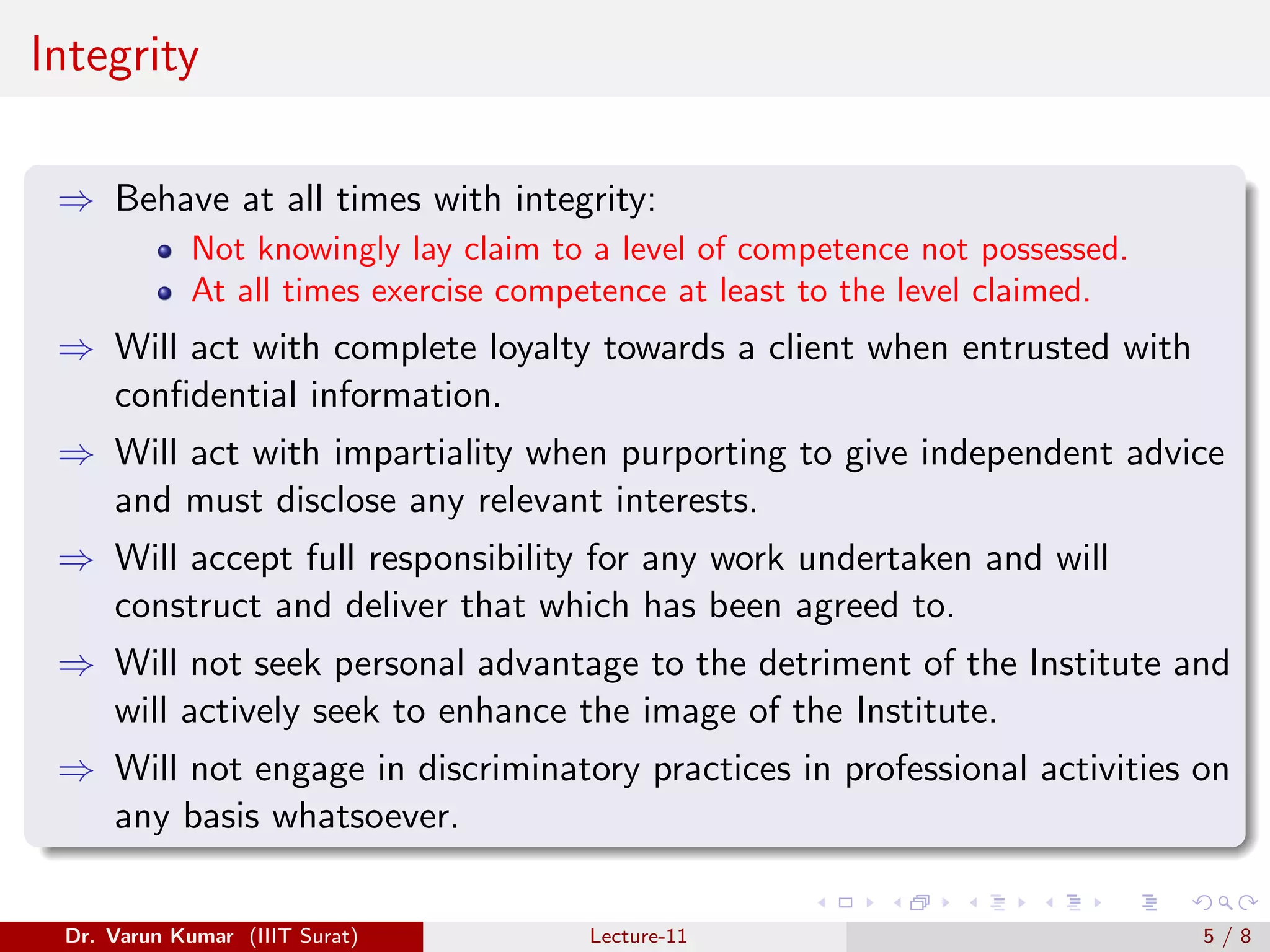 Code of Ethics and Professional Conduct | PDF