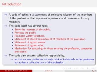 Code of Ethics and Professional Conduct | PDF