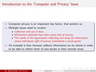 Understanding the computer and privacy issues | PDF