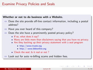 Protect your online privacy-2 | PPT